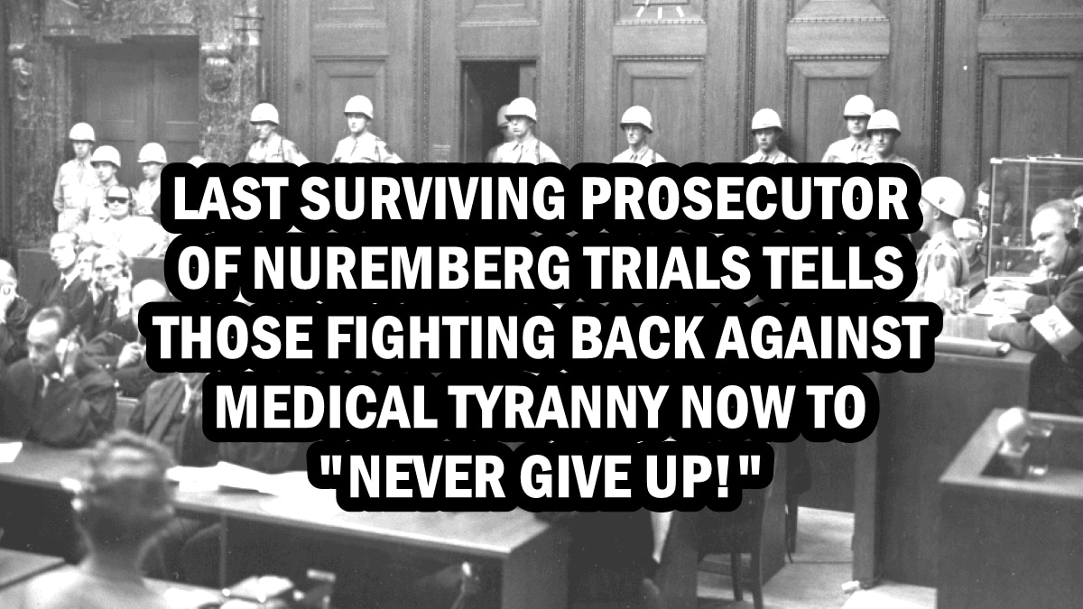 Last surviving prosecutor of Nuremberg Trials tells those fighting back ...