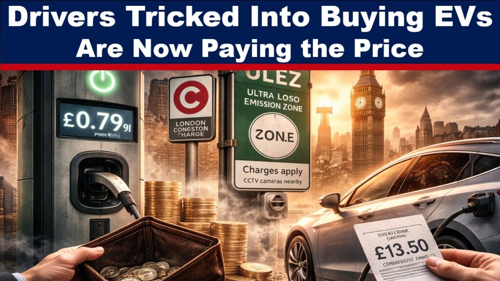 Electric Vehicle Scam Laid Bare: “Green” Drivers Must Now Pay to Use ...